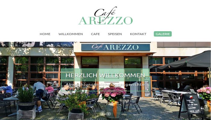 Referenzen Homepages von Cafés, Hotels, Restaurants und mehr